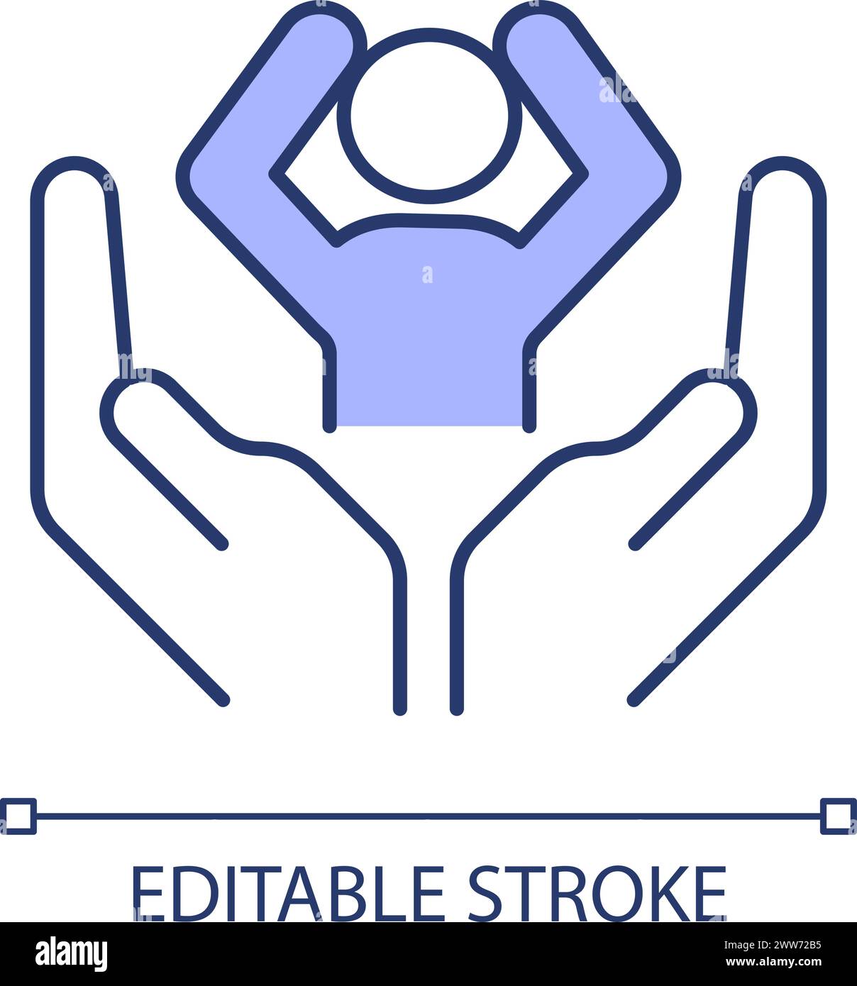 Positive psychology RGB color icon Stock Vector Image & Art - Alamy