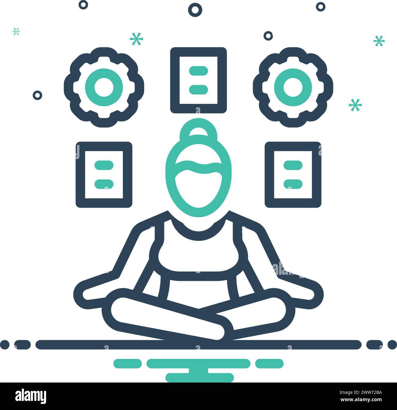 Icon for stress management, stress Stock Vector Image & Art - Alamy