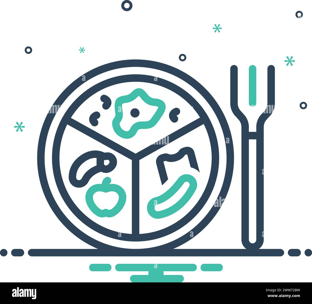 Icon for balanced diet, balance Stock Vector Image & Art - Alamy