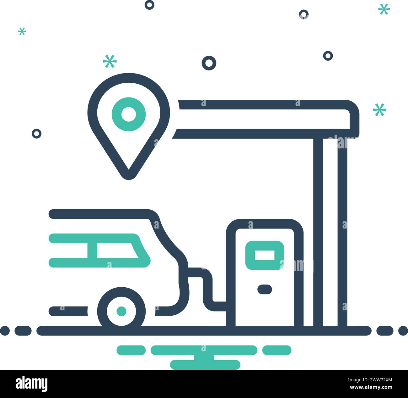 Icon for station, location Stock Vector Image & Art - Alamy