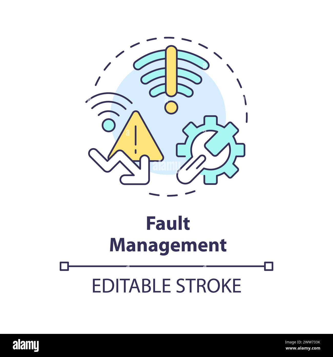 Fault management multi color concept icon Stock Vector Image & Art - Alamy Fault management multi color concept icon Stock Vector Image & Art - Alamy
