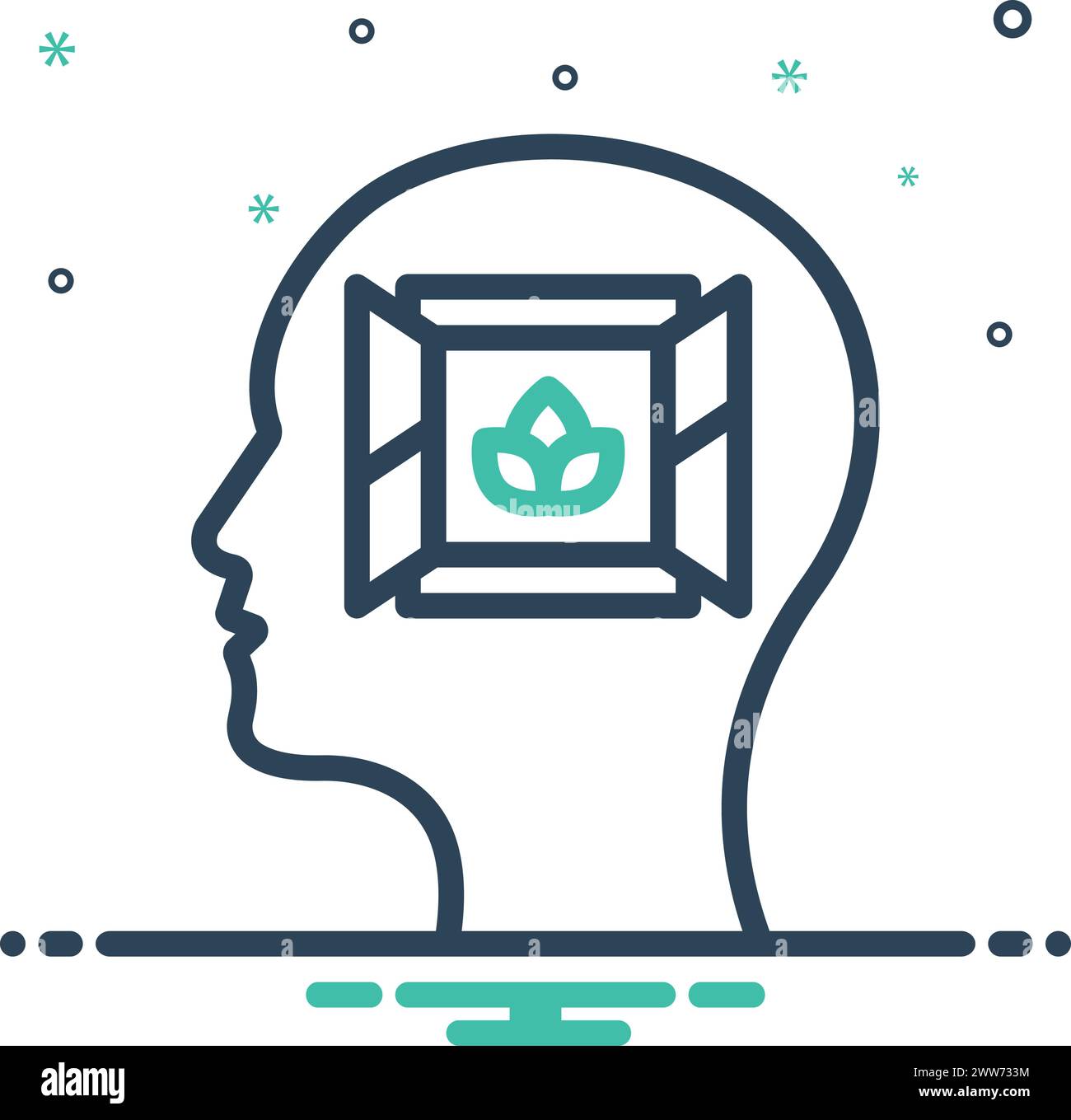 Concentration mindfulness Stock Vector Images - Alamy