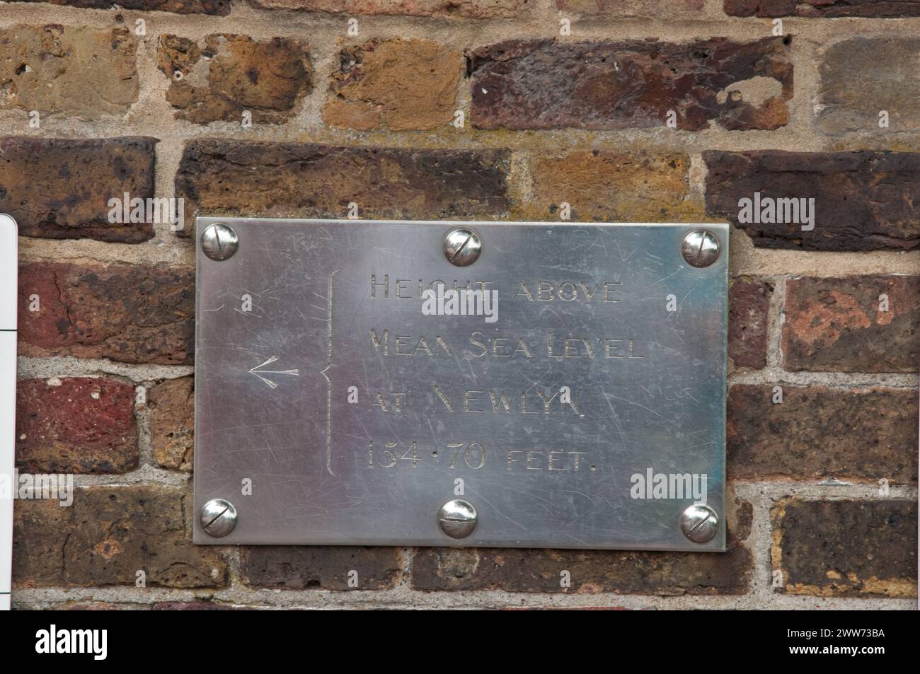Standard for Height above Sea Level, Royal Observatory, Greenwich ... Standard for Height above Sea Level, Royal Observatory, Greenwich ...