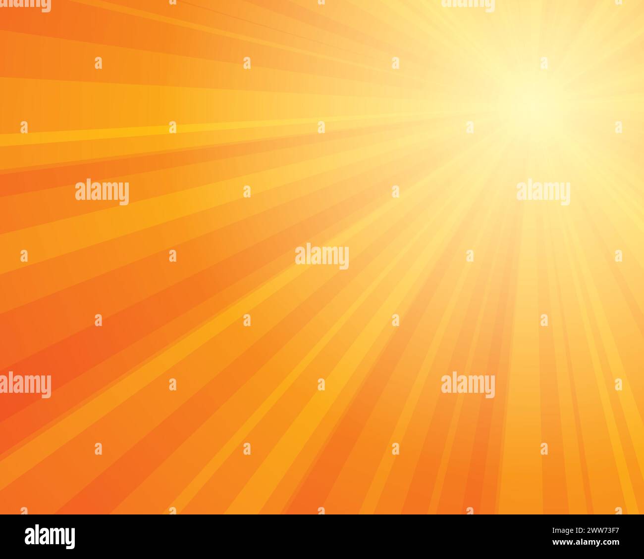 Sunburst Vector Illustration With Radiant Background Retro And Vintage