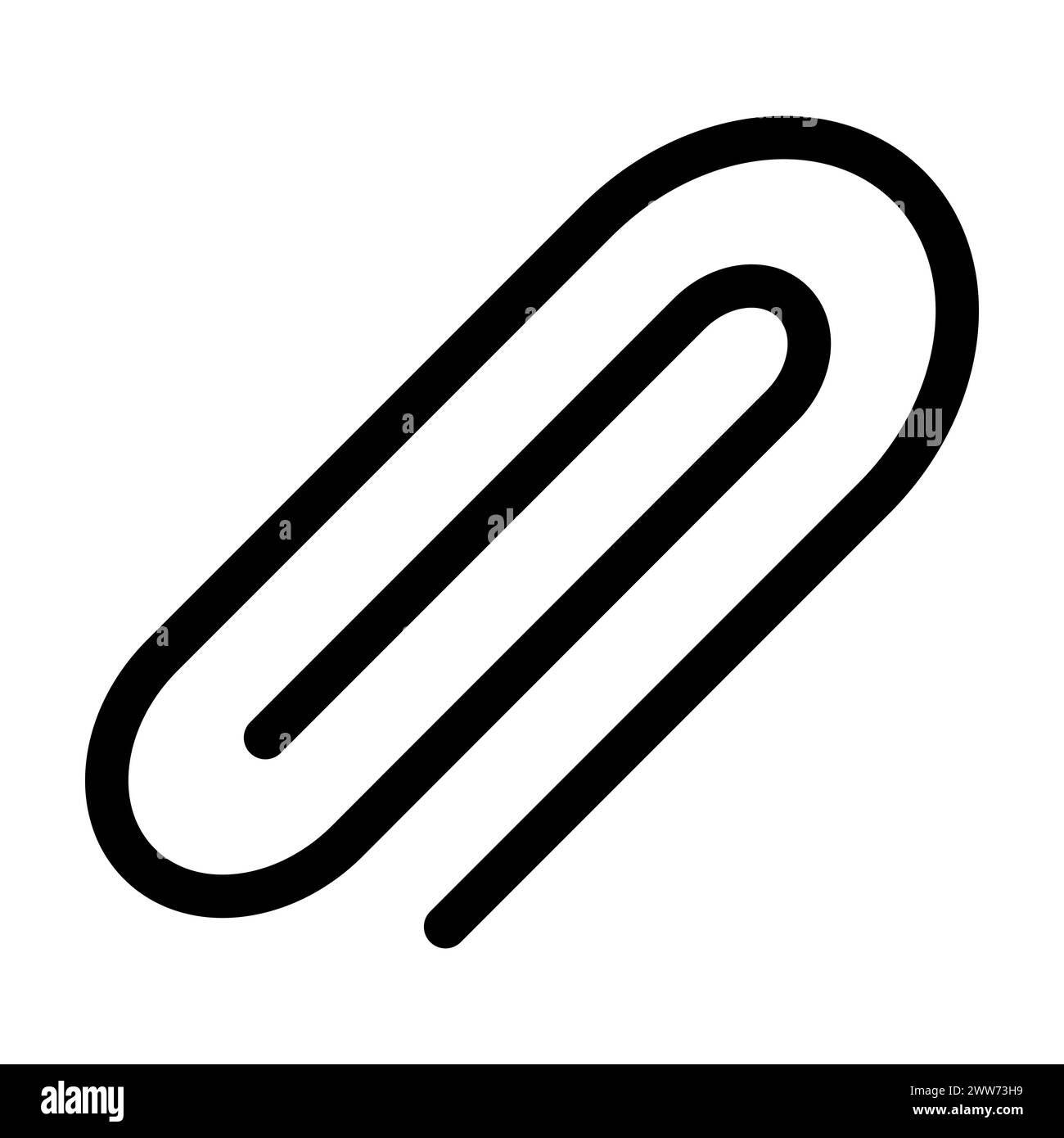 Cartoon paperclip hi-res stock photography and images - Alamy