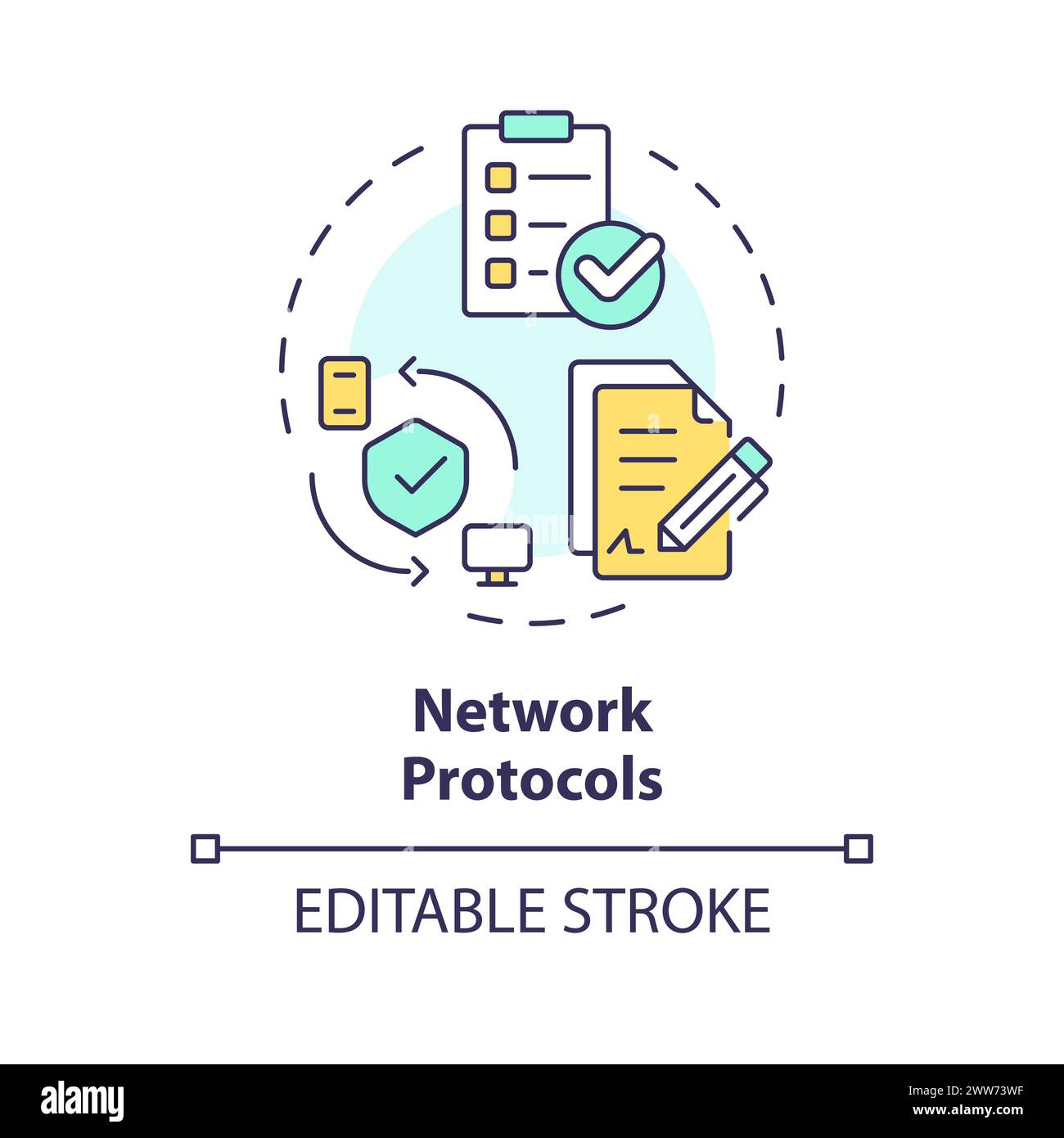 Ip network image Cut Out Stock Images & Pictures - Alamy