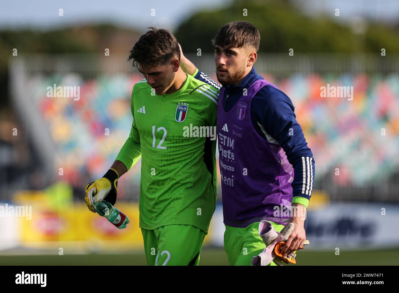 Lignano Sabbiadoro, Italy, 20th Mar 2024. Goalkeeper Renato Marin ...