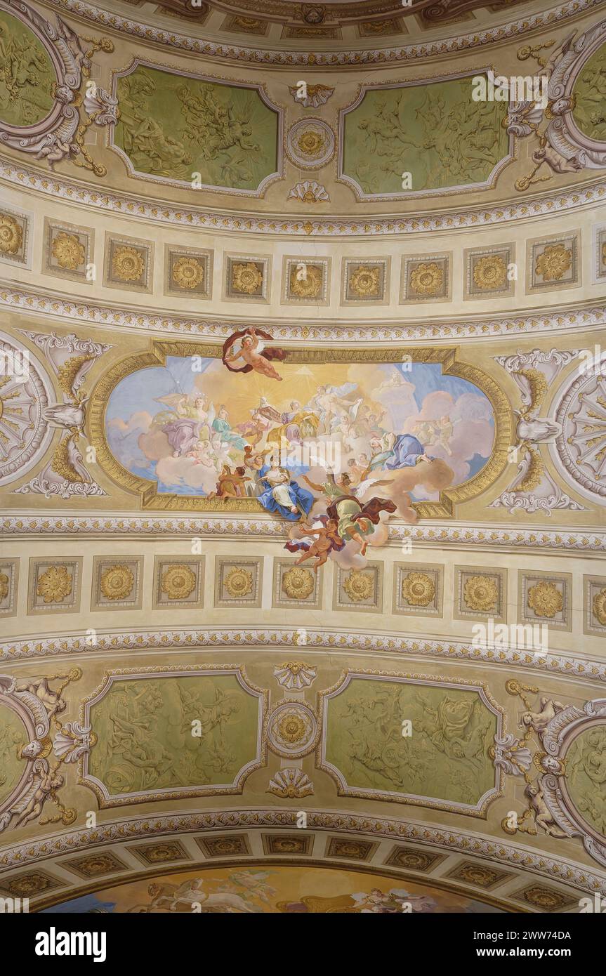 Vienna, Austria. The baroque state hall of the Austrian National ...