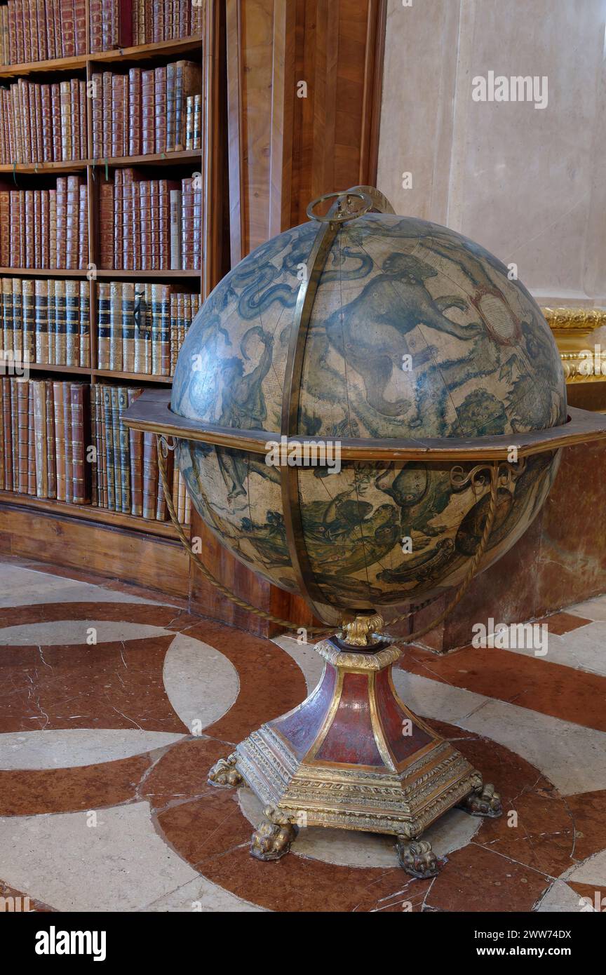 Austrian national library globe hi-res stock photography and images - Alamy
