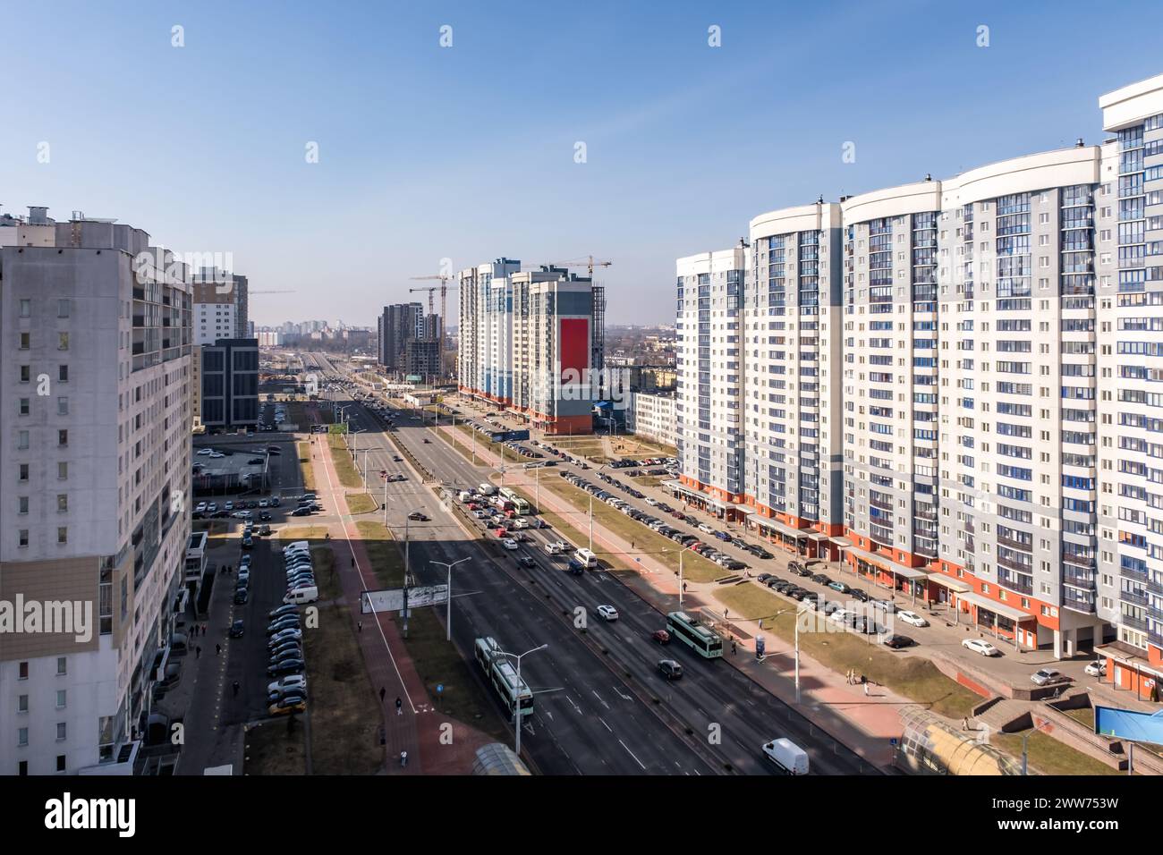 High rise skyscraper skyscrapers building buildings height hi-res stock ...