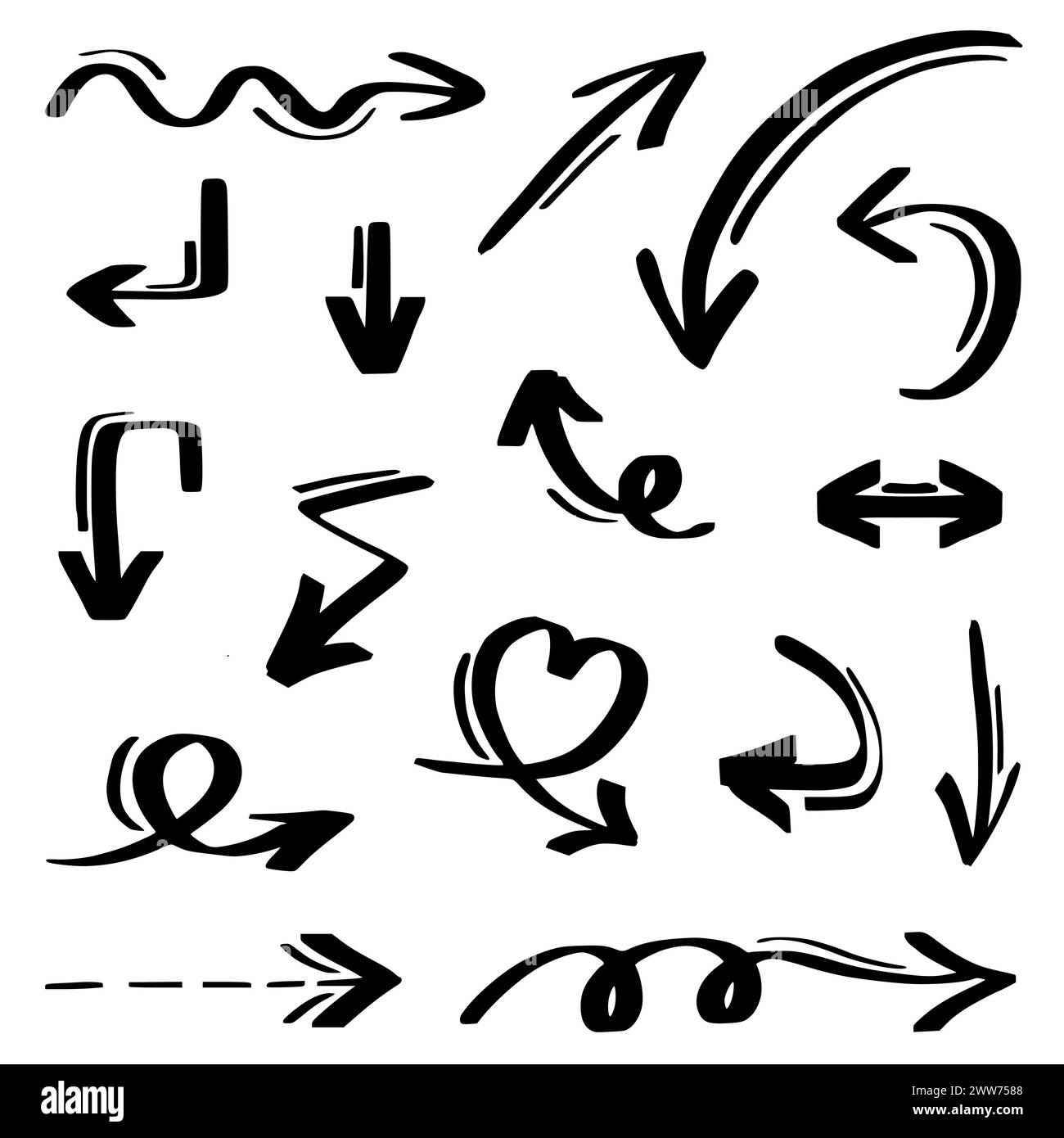 Directional vector collections hi-res stock photography and images - Alamy