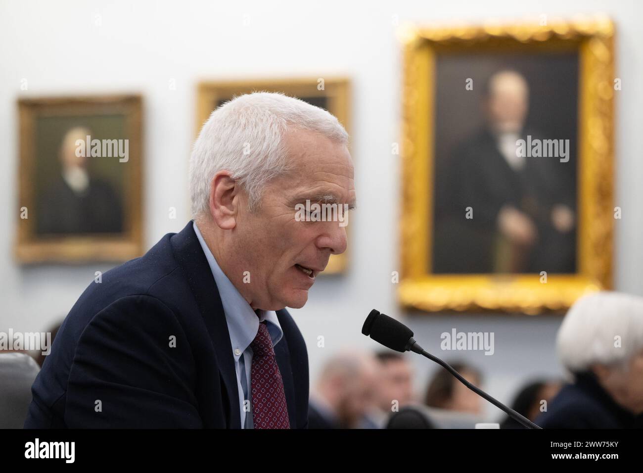 Council of Economic Advisers Chairman Jared Bernstein is seen during a ...