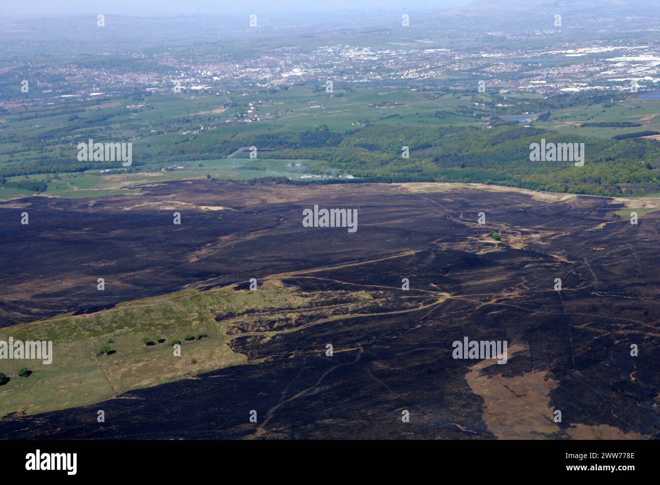04/05/11. ..Vast areas, some the larger than towns, continue to smolder ...