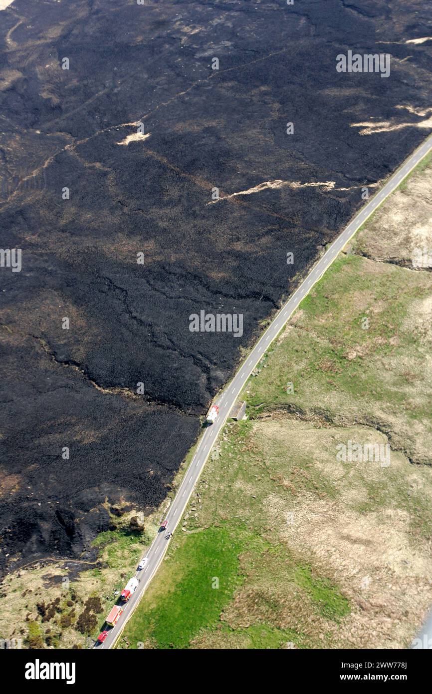 04/05/11. ..Vast areas, some the larger than towns, continue to smolder ...