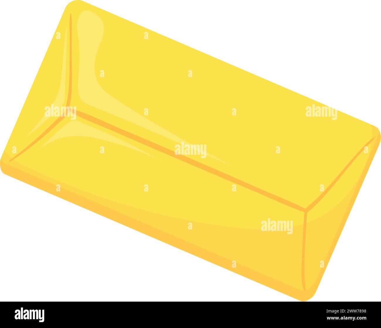 Gum stick cartoon icon. Paper wrap gum isolated on white background ...