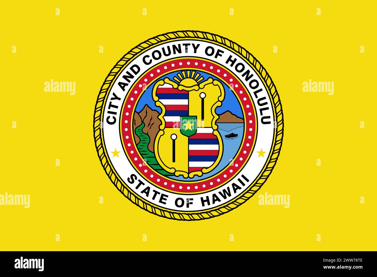 Honolulan flag hi-res stock photography and images - Alamy