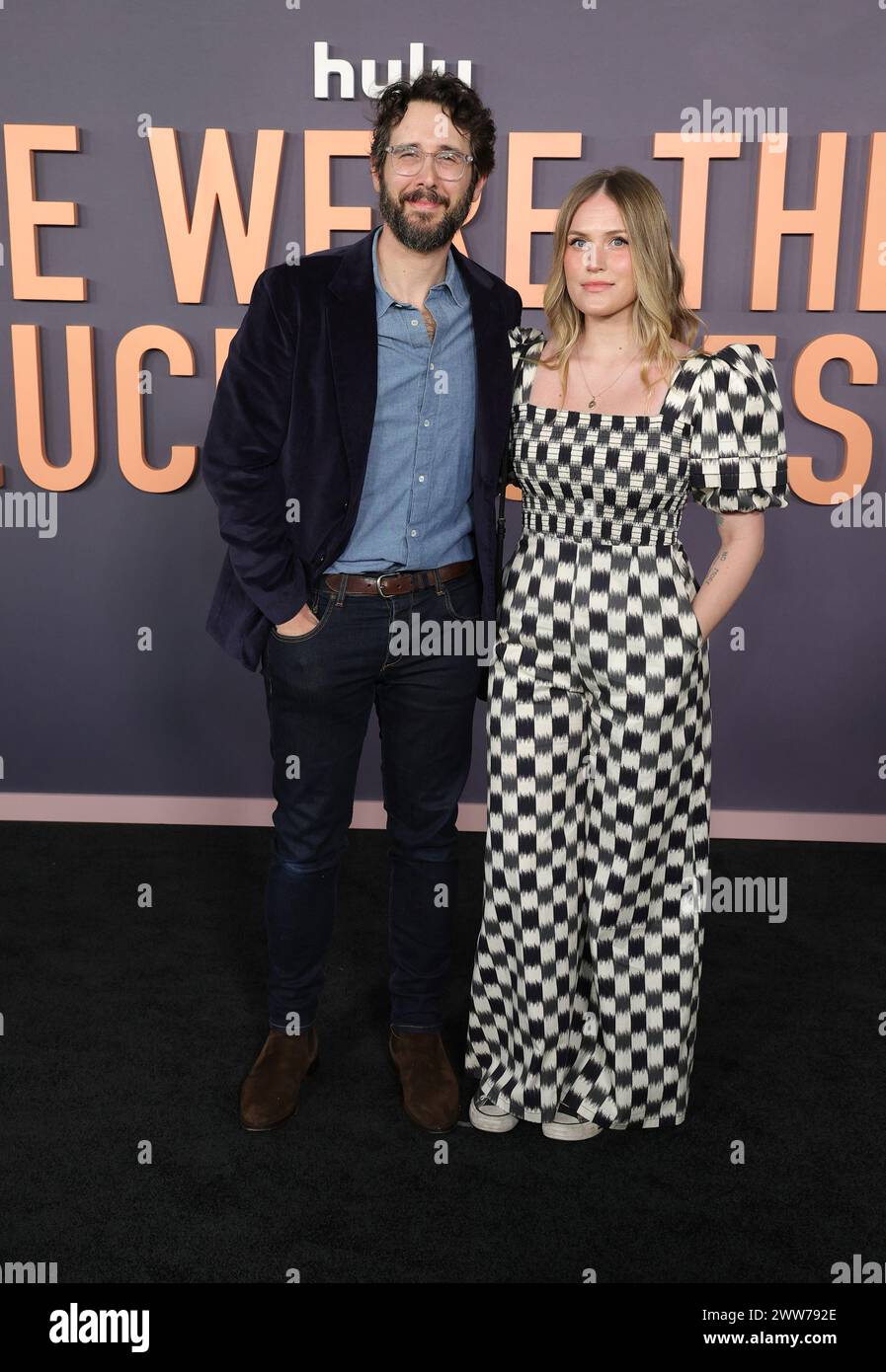 Los Angeles, Ca. 21st Mar, 2024. Josh Groban, Natalie McQueen at Hulu's ...