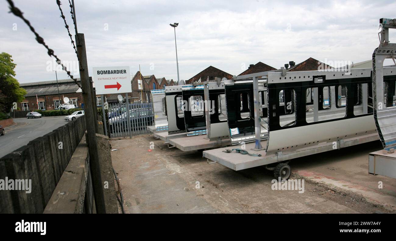 Bombardier factory trains hi-res stock photography and images - Alamy
