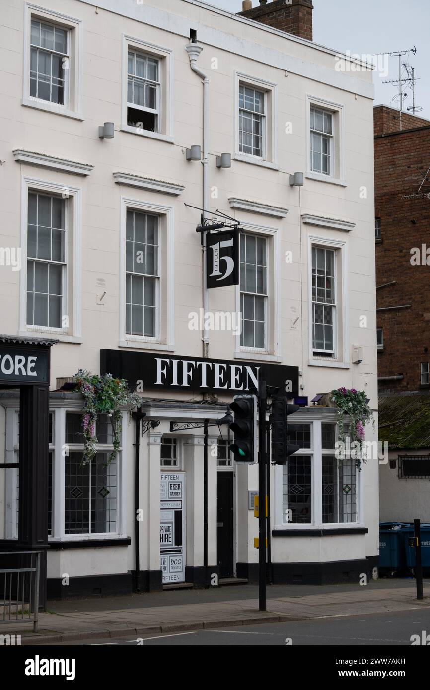 Fifteen bar, Spencer Street, Leamington Spa, Warwickshire, UK Stock ...