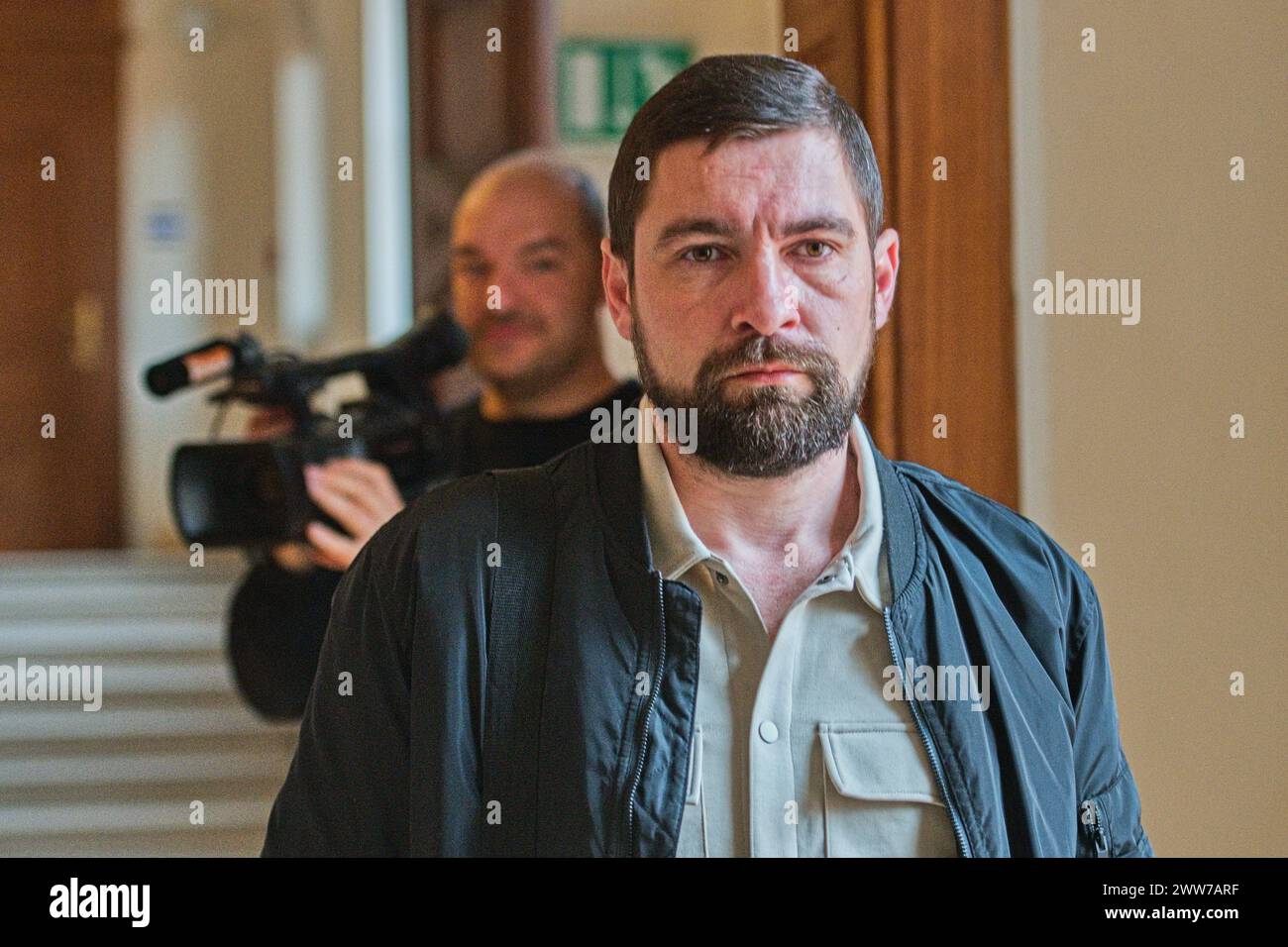 Brno, Czech Republic. 22nd Mar, 2024. The Regional Court in Brno today ...