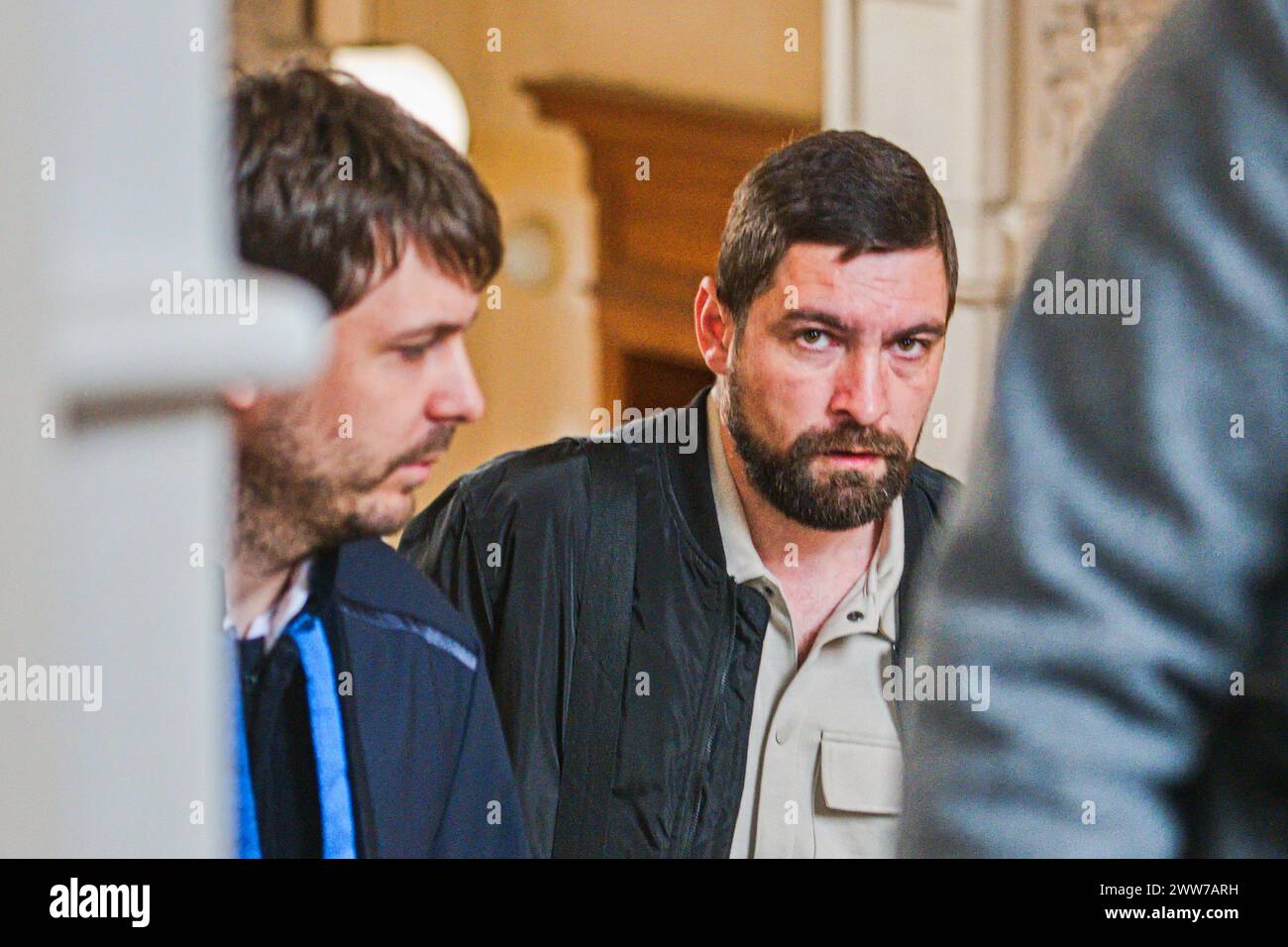 Brno, Czech Republic. 22nd Mar, 2024. The Regional Court in Brno today ...