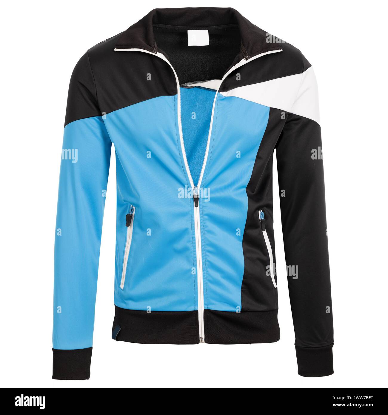 Stylish Blue and Black Sports Jacket. "GHOST Stock Photo - Alamy