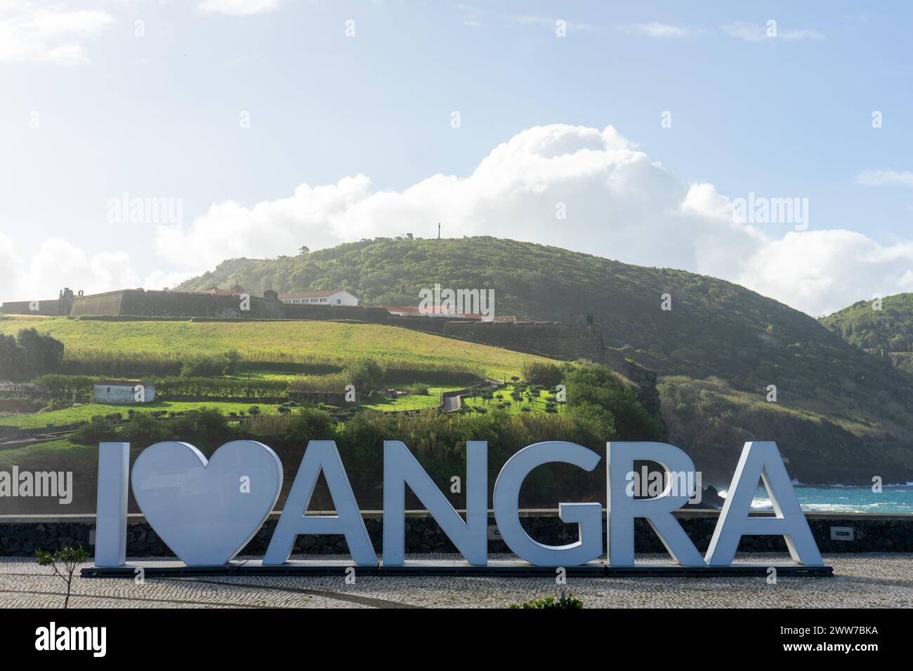 Angra do Heroísmo, Azores, Portugal. March 12, 2024. I Love Angra ...