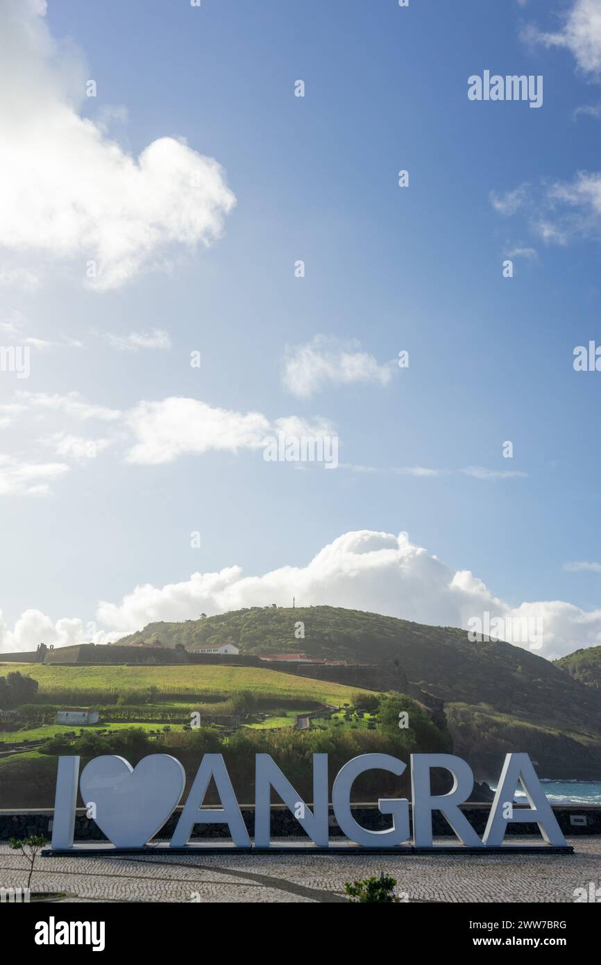 Angra do Heroísmo, Azores, Portugal. March 12, 2024. I Love Angra ...