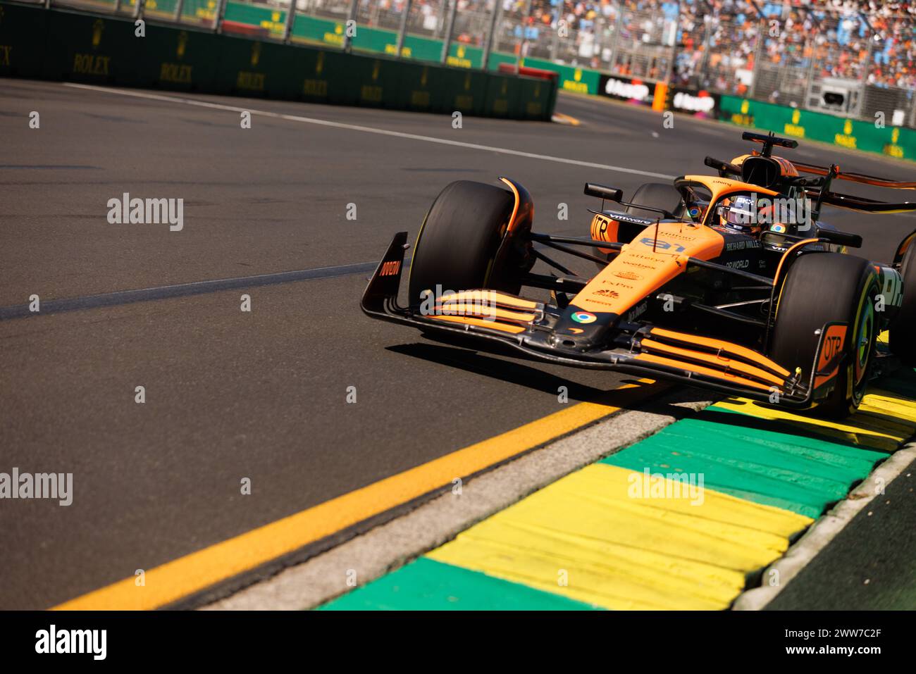 Melbourne, Australia. 22nd Mar, 2024. Oscar Piastri of Australia drives ...
