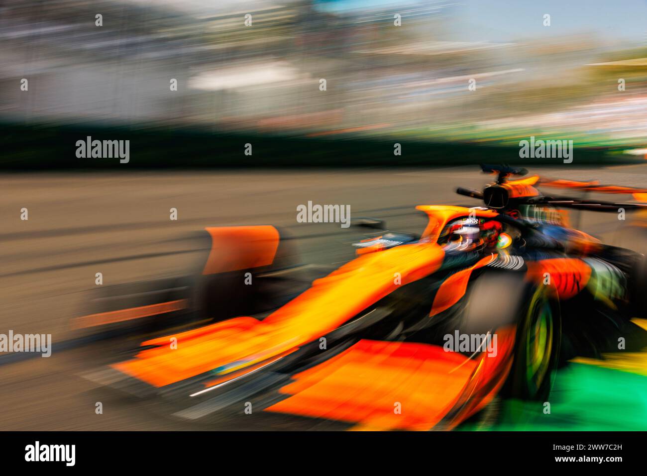 Melbourne, Australia. 22nd Mar, 2024. Oscar Piastri of Australia drives ...