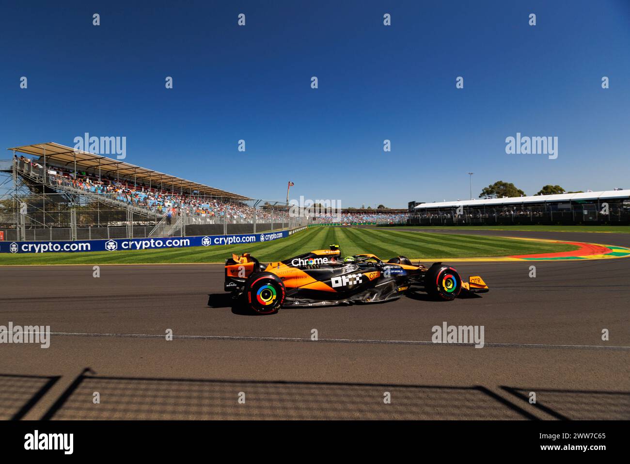 Melbourne, Australia. 22nd Mar, 2024. Lando Norris of Great Britain ...