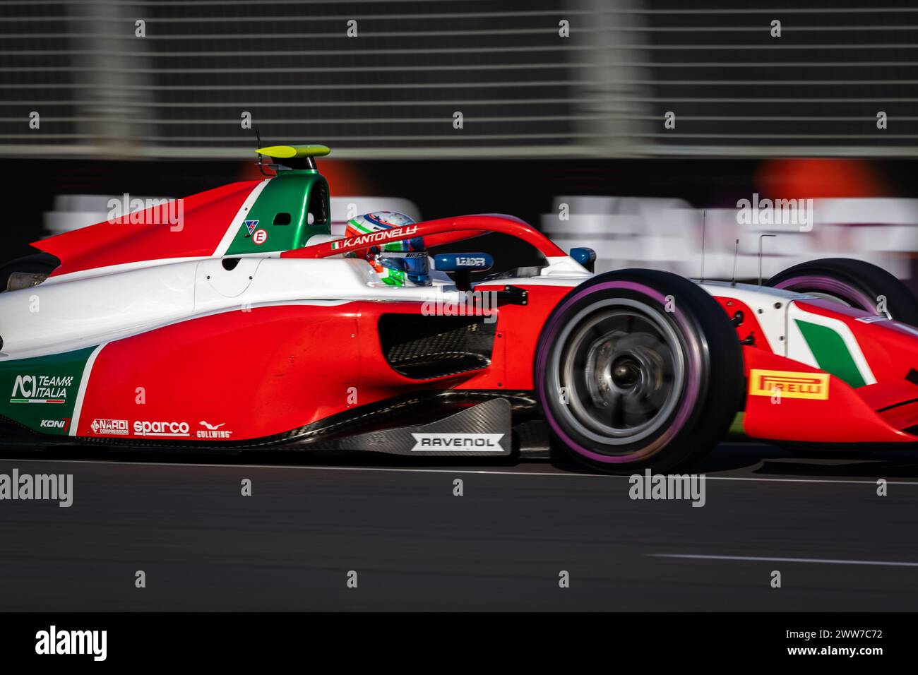04 ANTONELLI Andrea Kimi (ita), Prema Racing, Dallara F2 2024, action ...