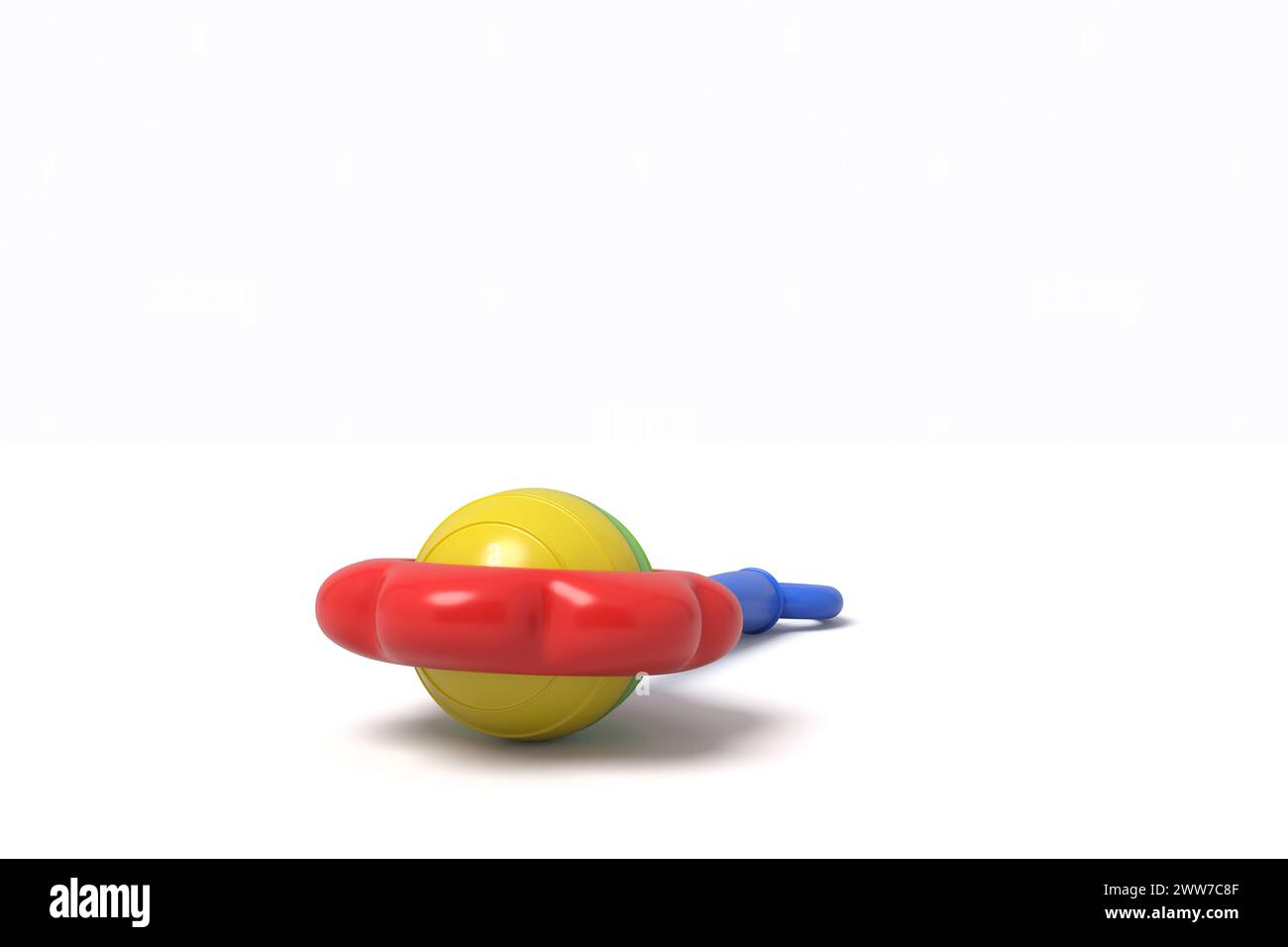Maracas in yellow and red tipped forward Stock Photo - Alamy