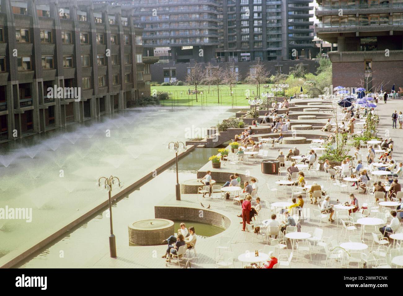 The Barbican, London, England, UK c 1970s Stock Photo - Alamy