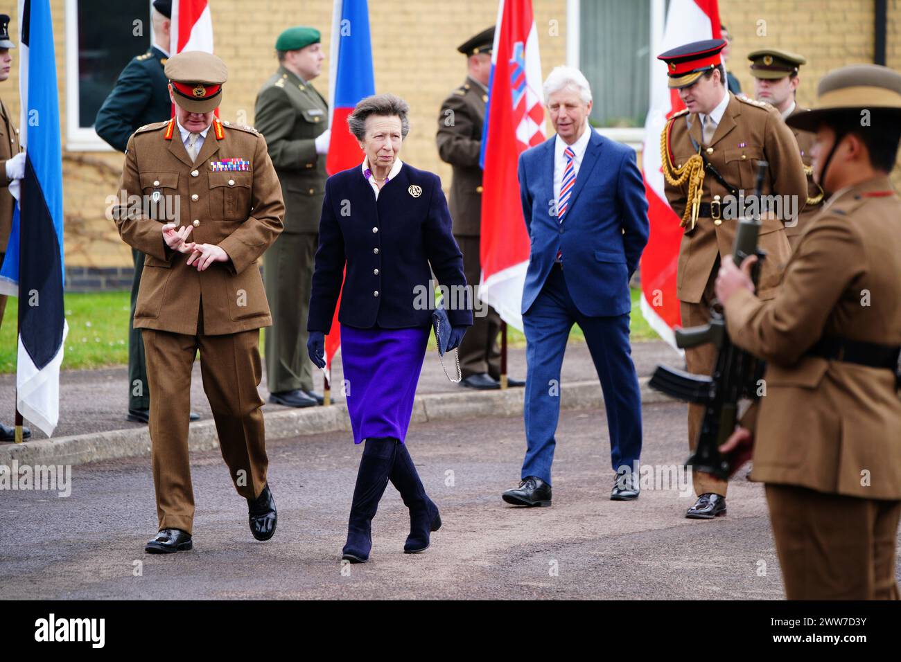 The Princess Royal with Commander ARRC Lieutenant General Sir Ralph ...