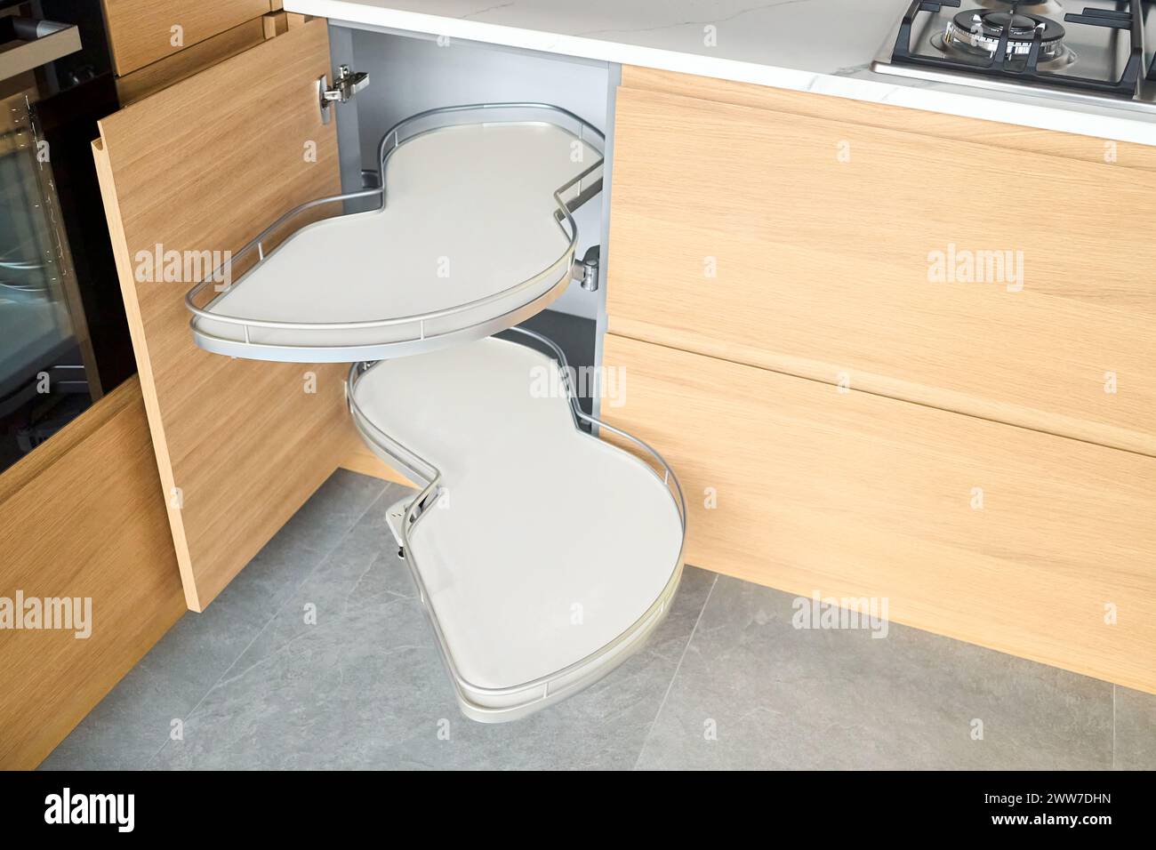 Kitchen access mechanism Magic corner for Blind Corner Cabinets ...