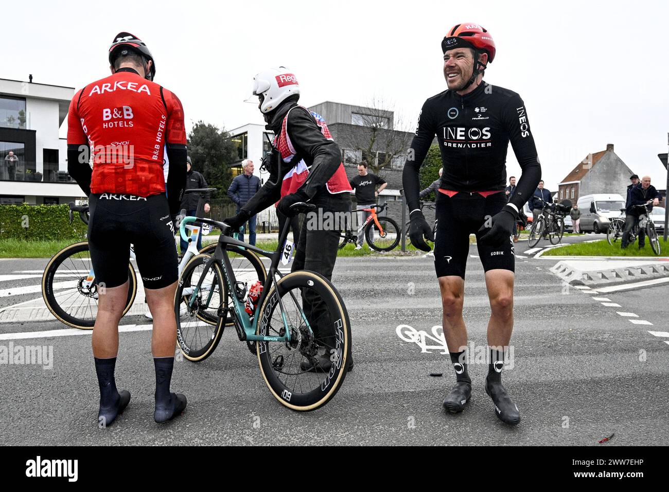 Harelbeke, Belgium. 22nd Mar, 2024. Belgian Dimitri Peyskens of Bingoal ...