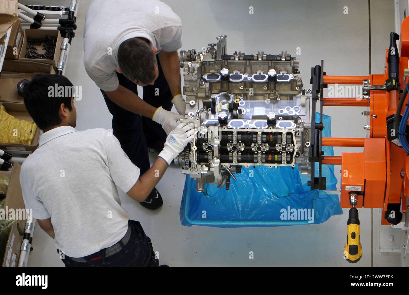 13/09/11 McLaren engines are built at Ricardo , Shoreham, Sussex Stock ...