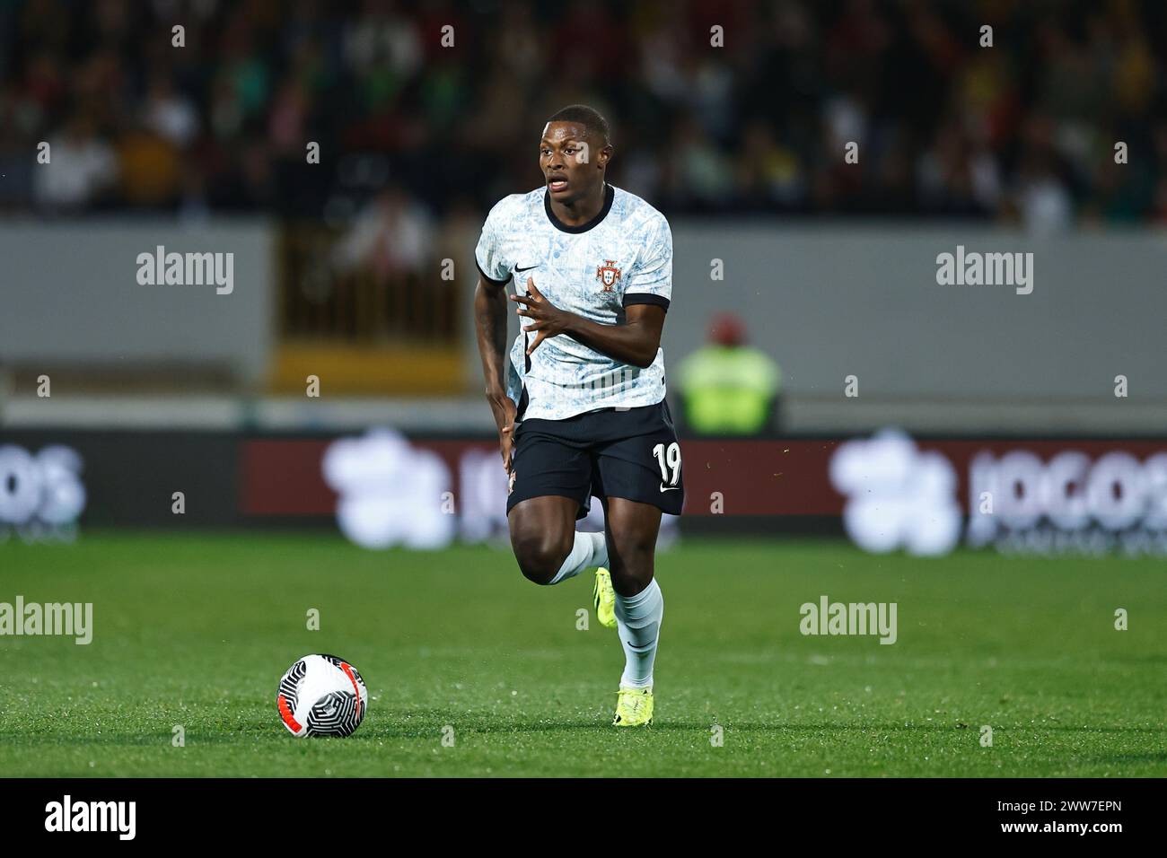 Guimaraes, Portugal. 21st Mar, 2024. Nuno Mendes (POR) Football/Soccer ...