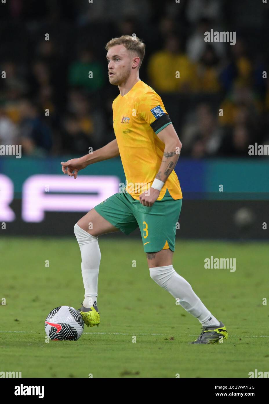Parramatta, Australia. 21st Mar, 2024. Nathaniel Atkinson of Australia ...