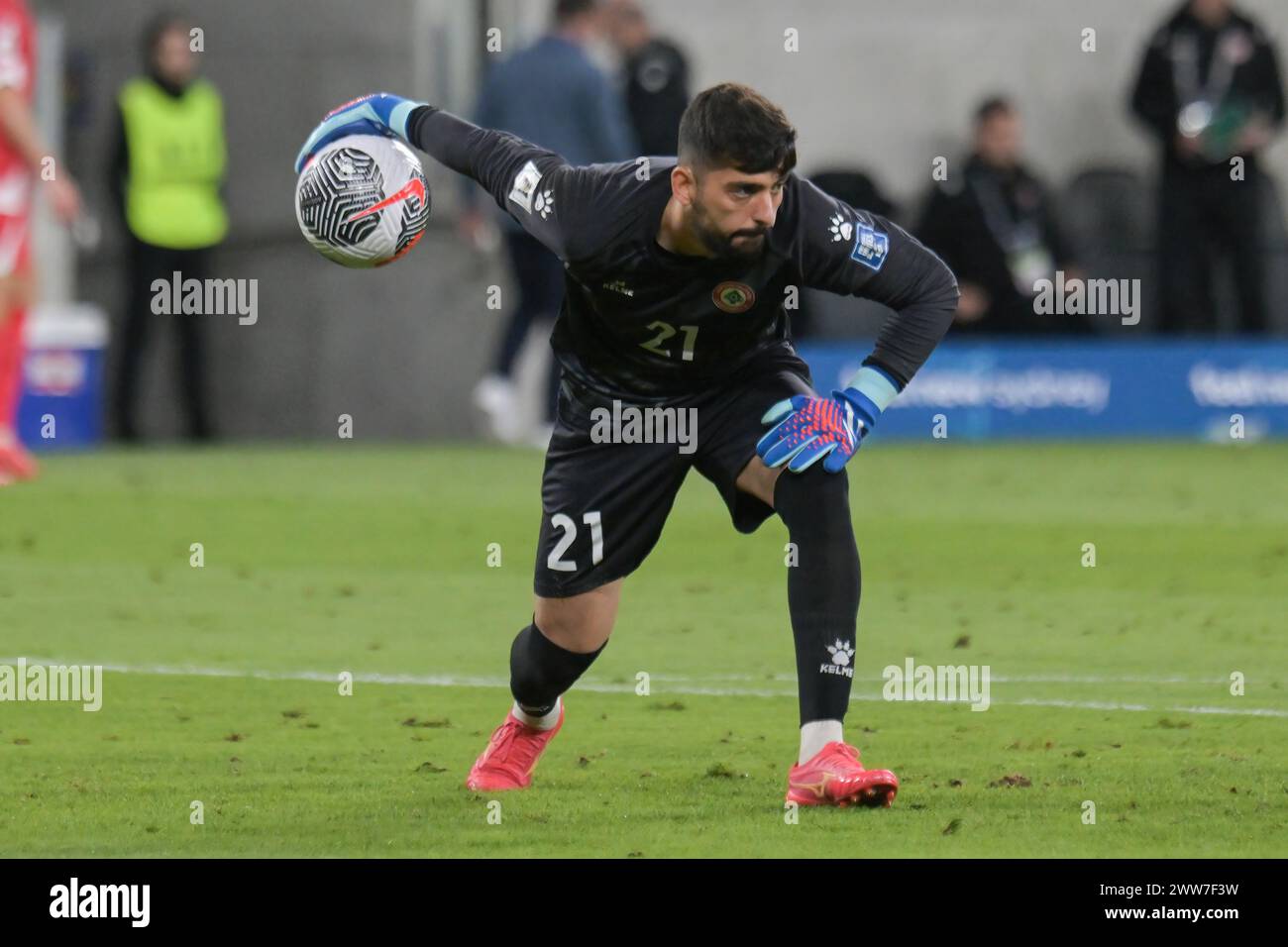 Parramatta, Australia. 21st Mar, 2024. Mostafa Matar of Lebanon ...