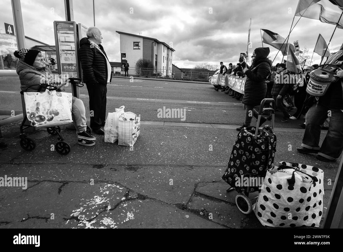 ProPalestine Demonstration In East End Of Glasgow Stock Photo - Alamy ProPalestine Demonstration In East End Of Glasgow Stock Photo - Alamy
