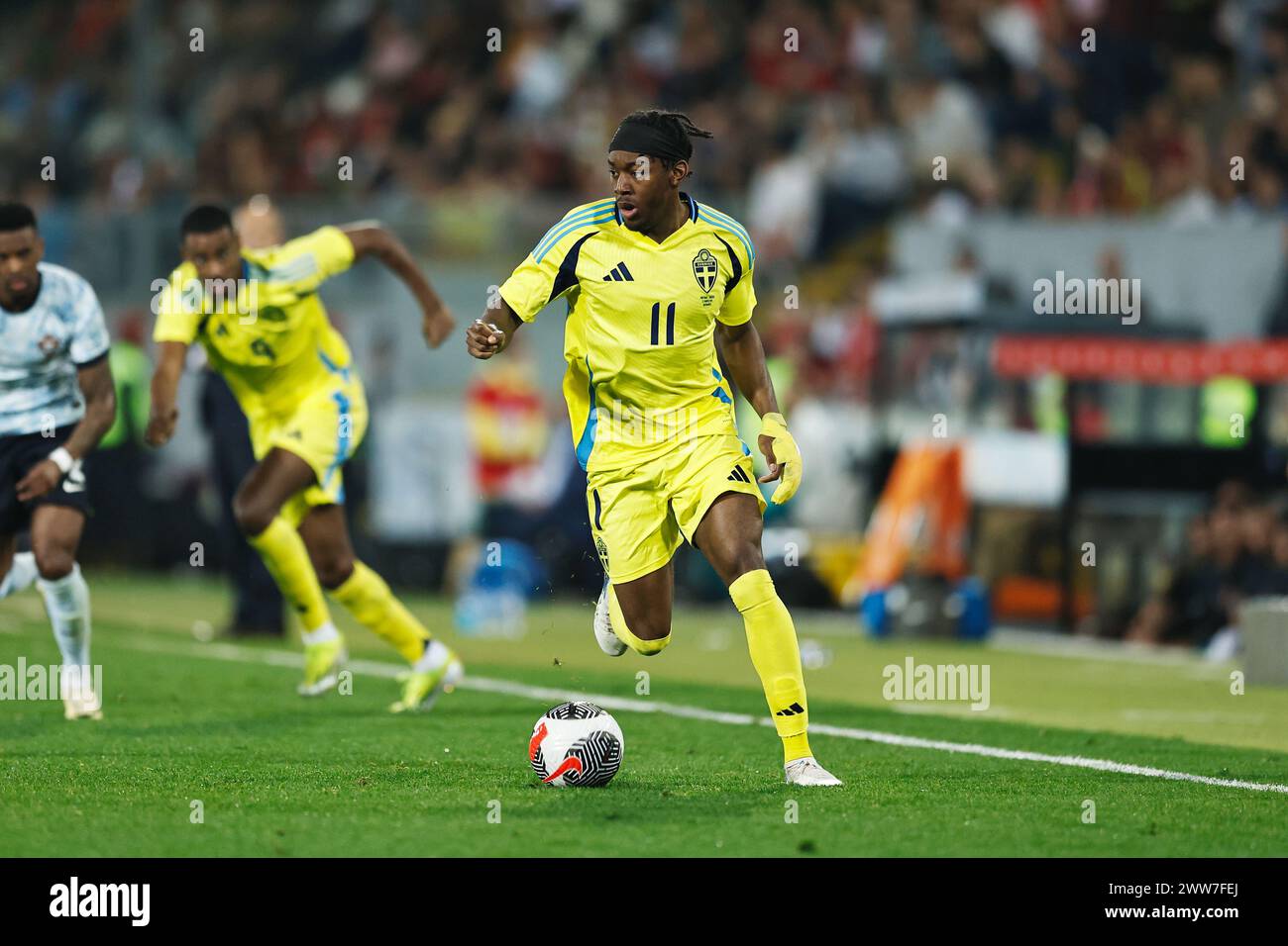 Guimaraes, Portugal. 21st Mar, 2024. Anthony Elanga (SWE) Football ...