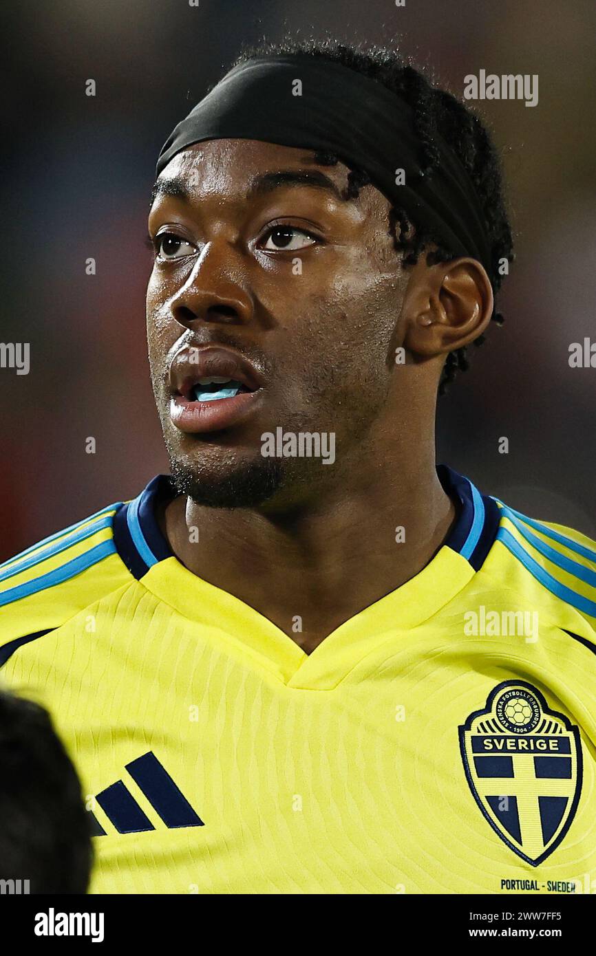 Guimaraes, Portugal. 21st Mar, 2024. Anthony Elanga (SWE) Football ...