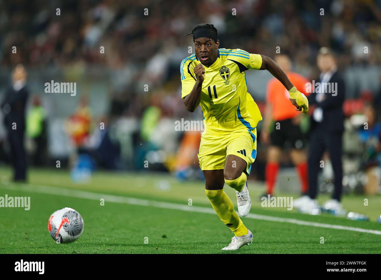 Guimaraes, Portugal. 21st Mar, 2024. Anthony Elanga (SWE) Football ...