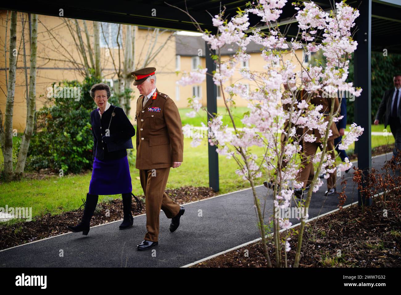 The Princess Royal with Commander ARRC Lieutenant General Sir Ralph ...