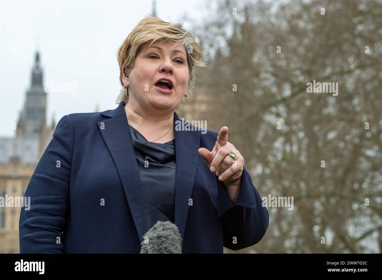 London, England, UK. 22nd Mar, 2024. Shadow Attorney General EMILY ...