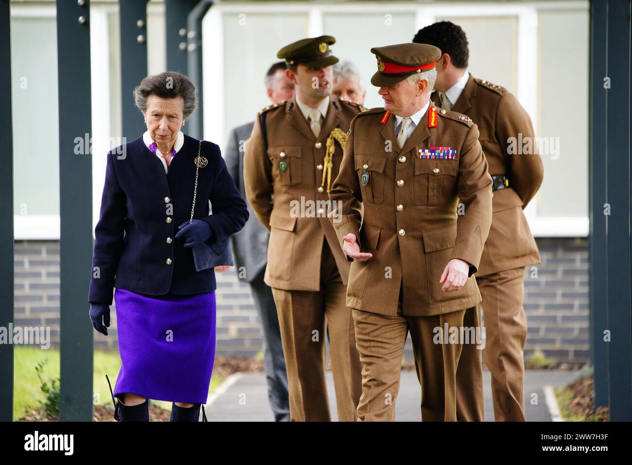 The Princess Royal with Commander ARRC Lieutenant General Sir Ralph ...