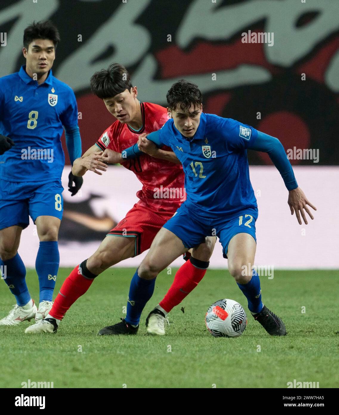 21 March 2024 – Seoul, South Korea: South Korean player Kwon Kyung-won ...