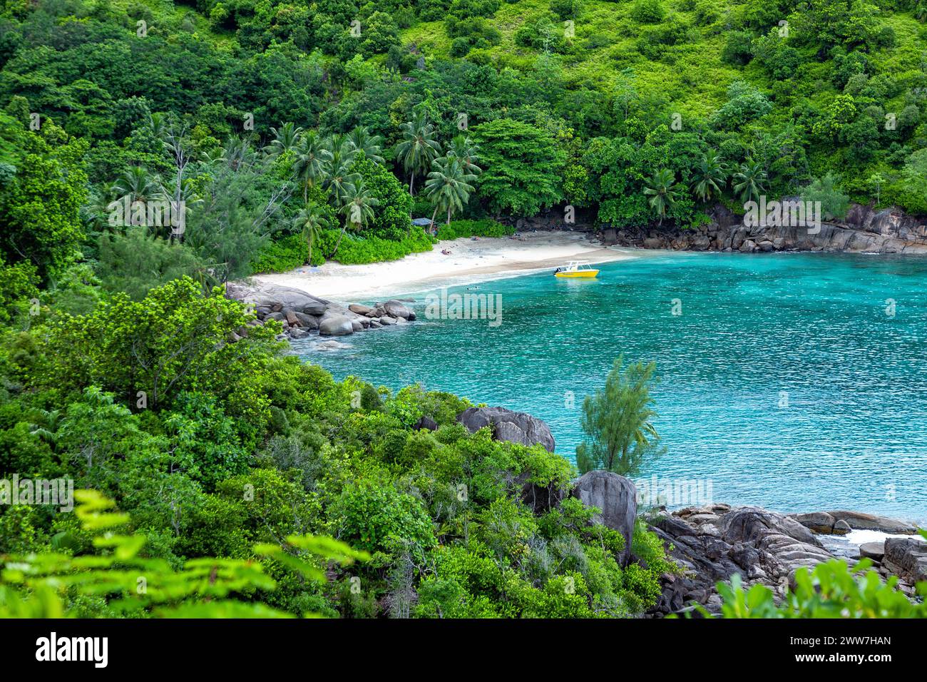 Anse Major is situated in the west of Island Mahe Stock Photo - Alamy